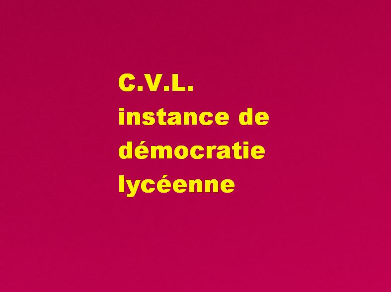 Compte rendu de la première réunion du CVL - 2017/2018 - Lycée ...